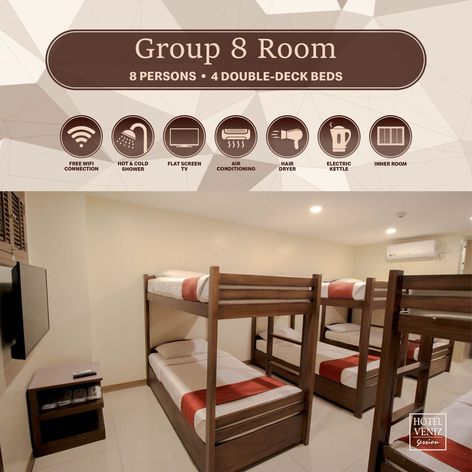 » Group 8 Room | Hotel Veniz – Session